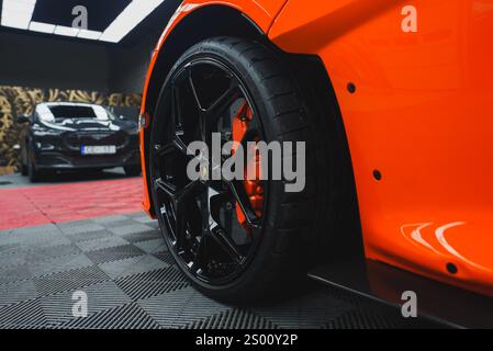Close Up of Lamborghini Revuelto's Rear in Indoor Setting Stock Photo ...