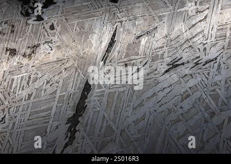 The metal meteorite surface close-up as background. Metal texture Stock ...