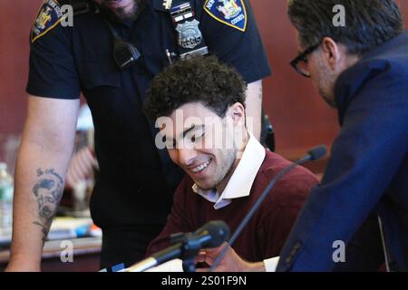 Luigi Mangione appears in Manhattan Criminal Court, Monday, Dec. 8 ...