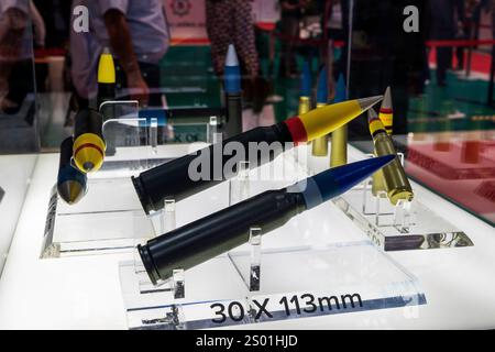 Cartridges and bullets of various calibers and sizes for pistols ...