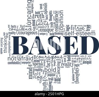 Unwoke word cloud conceptual design isolated on white background Stock ...