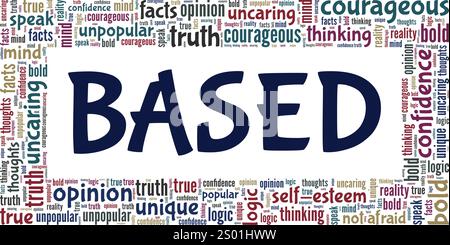 Based word cloud conceptual design isolated on white background Stock ...