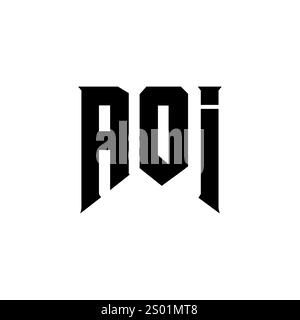 AOI letter logo design for technology company. AOI logo design black ...