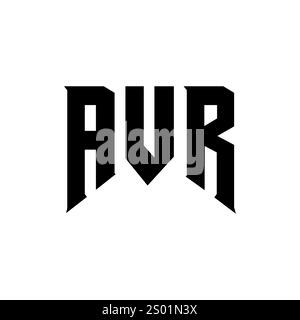 AVR letter logo design for technology company. AVR logo design black ...