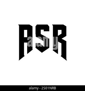 ASR letter logo design for technology company. ASR logo design black ...