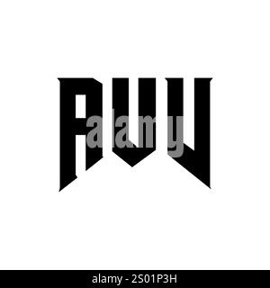 AUV letter logo design for technology company. AUV logo design black ...