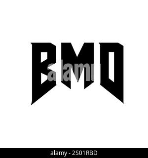 BMO letter logo design for technology company. BMO logo design black ...