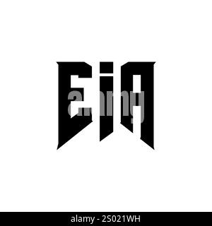 EIA letter logo design for technology company. EIA logo design black ...