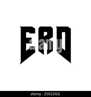 ERD letter logo design for technology company. ERD logo design black ...