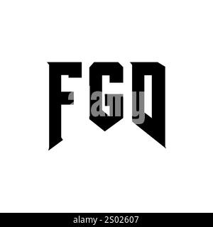 FGD letter logo design for technology company. FGD logo design black ...