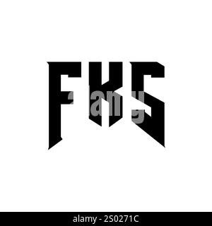 FKS letter logo design for technology company. FKS logo design black ...