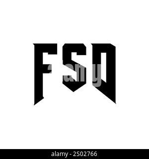 FSD letter logo design for technology company. FSD logo design black ...
