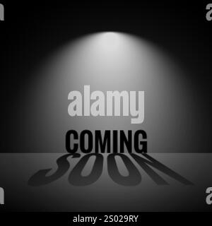 coming soon display background with focus light Stock Vector Image & Art - Alamy