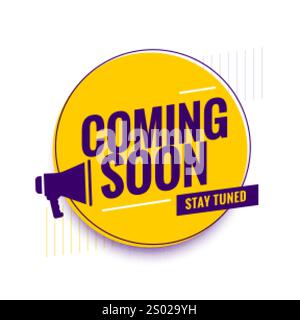 coming soon teaser promo display background Stock Vector Image & Art ...