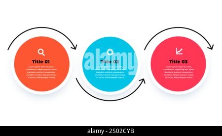 infographic template in circular style design Stock Vector Image & Art ...