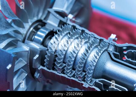 3D printer jet engine printed model metal Stock Photo - Alamy