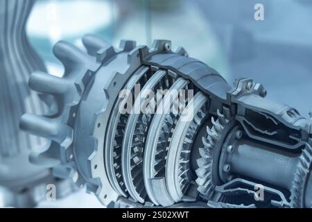 3D printer jet engine printed model metal Stock Photo - Alamy