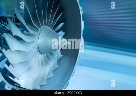 3D printer jet engine printed model metal Stock Photo - Alamy