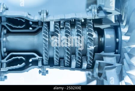 3D printer jet engine printed model metal Stock Photo - Alamy
