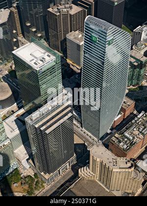 Toronto Canada / Aerial view of the Toronto Dominion Terrace Bank and ...