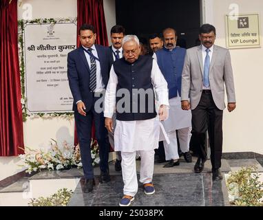PATNA, INDIA - DECEMBER 1: Bihar Minister Vijendra Prasad Yadav with ...