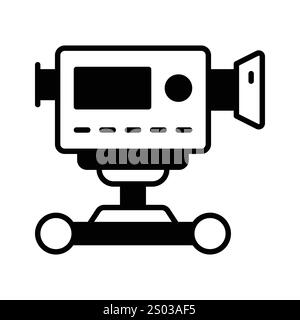 Camera dolly vector design isolated on white background Stock Vector ...