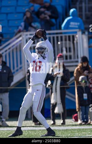 Arizona Cardinals wide receiver Marvin Harrison Jr. (18) runs his ...