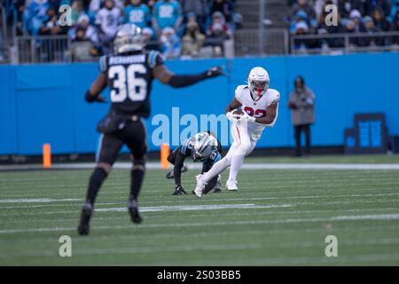 Arizona Cardinals running back Michael Carter, left, celebrates his ...
