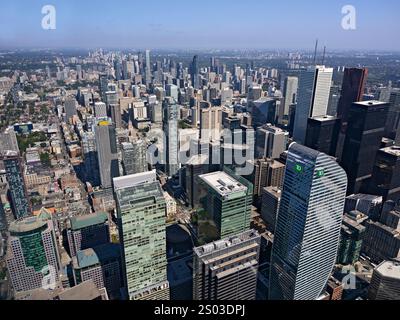 Toronto Canada / Aerial view of the Toronto Dominion Terrace Bank and ...