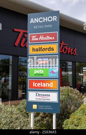 Anchor Retail Park, Burnley Stock Photo - Alamy