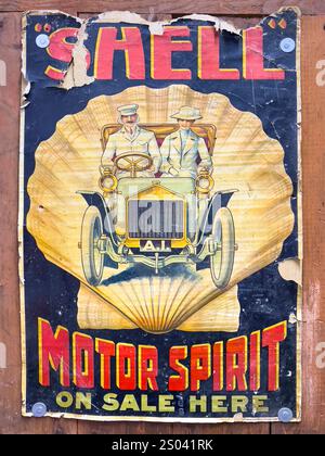 Vintage advertising Poster for Shell Spirit and Motor Oils, UK, by Rene ...
