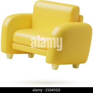 yellow sofa livingroom furniture icon Stock Vector Image & Art - Alamy