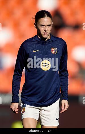 Mapi Leon of FC Barcelona in action during the Spanish Women SuperCup ...