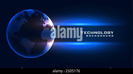 technology global eath concept background Stock Vector Image & Art - Alamy