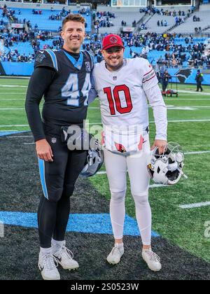 Carolina Panthers long snapper J.J. Jansen (44) warms up prior to an ...