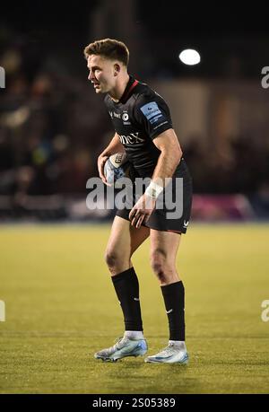 Fergus Burke of Saracen during the Saracens v Northampton Saints ...