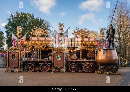 Victorian costermonger style cart for mulled wine at the Winchester ...