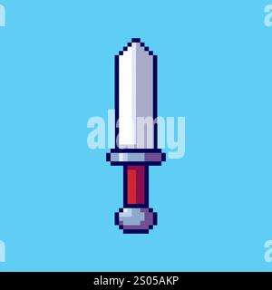 Pixel art Sword game asset design Stock Vector Image & Art - Alamy