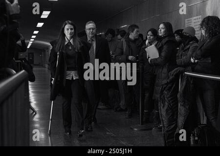 Marc Agnifilo, defense attorney for Sean Combs, arrives at court on ...