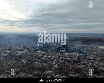 DONETSK REGION, UKRAINE - DECEMBER 19, 2024 - A soldier of the special ...