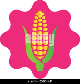 vector colorful corn, sticky food design Stock Vector Image & Art - Alamy