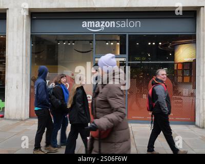 Amazon Salon, a hair salon Spitalfields Market London UK, where ...