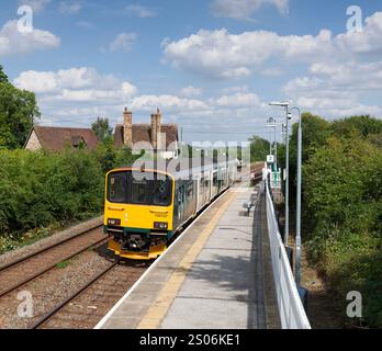 West Midlands Railway class 150 sprinter train 150137 at Lidlington ...