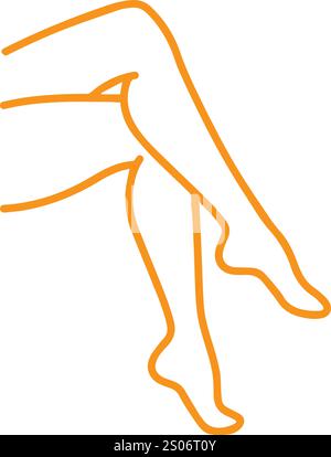 vector leg, prosthetic leg, human organ drawing Stock Vector Image ...