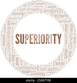Inferiority Complex word cloud conceptual design isolated on white ...