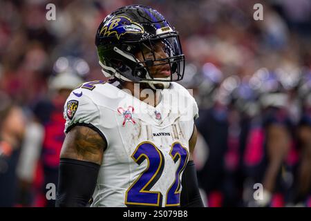 Baltimore Ravens running back Derrick Henry (22) walks off the field ...