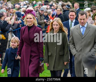 Sandringham. Norfolk. UK. Edoardo Mapelli Mozzi and Princess Beatrice ...