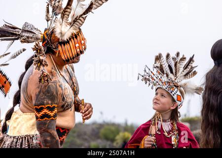Sonoma County Pomo Dancers perform “Ocean Dance.” Credit: Tim Fleming ...