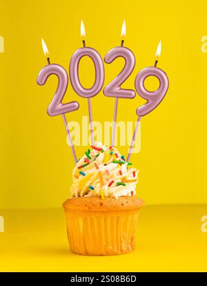 Candles number 2029 for happy new year - New Year's Eve Celebration ...