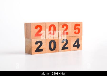Transitional changes from 2024 to 2025 on white background. Welcome new ...